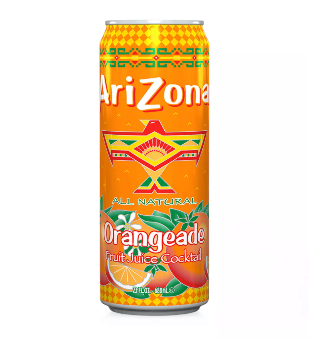 AriZona Orangeade narancs ízű tea 650ml Amerika - happyhaz.h